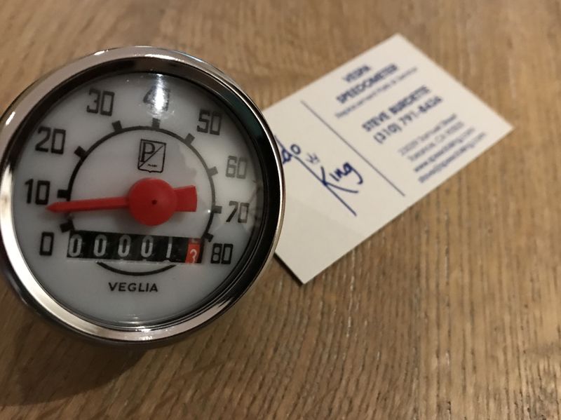 Modern Vespa : Help Speedometer restoration 1966
