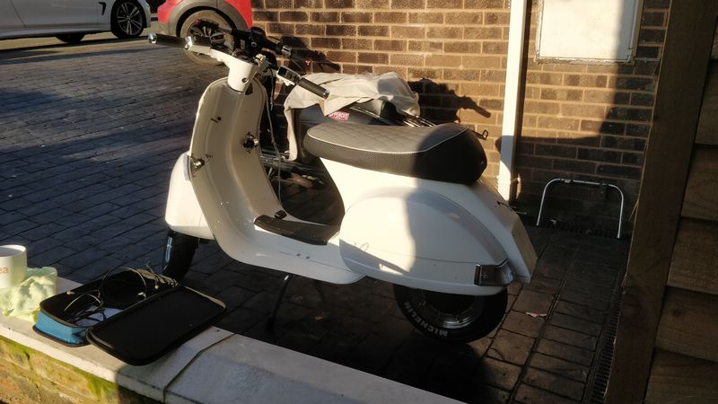 Modern Vespa : Vespa T5 millennium restoration