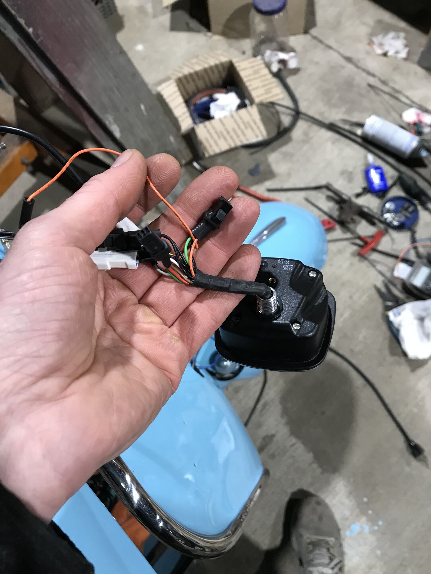 Modern Vespa : thinking about installing a SIP digital speedo