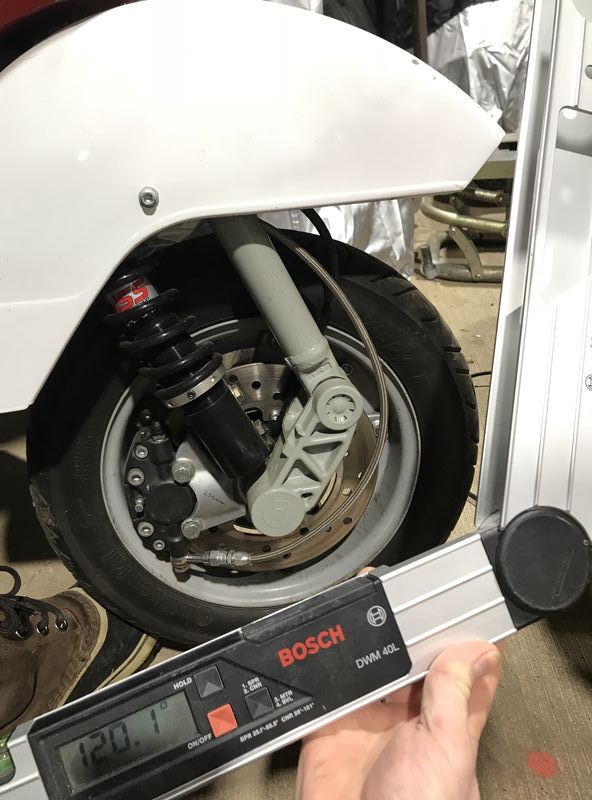 Modern Vespa : Lowering a Vespa PX