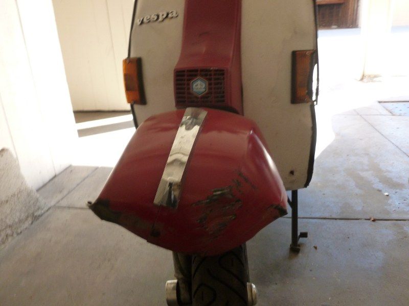Modern Vespa : updated - Help assessing the damage *frame shots!*