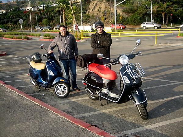 Modern Vespa : Weekend drive in Cali..